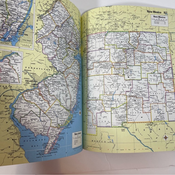 Vintage | Other | Cram World Atlas Paperback Book Maps Travel 988 ...
